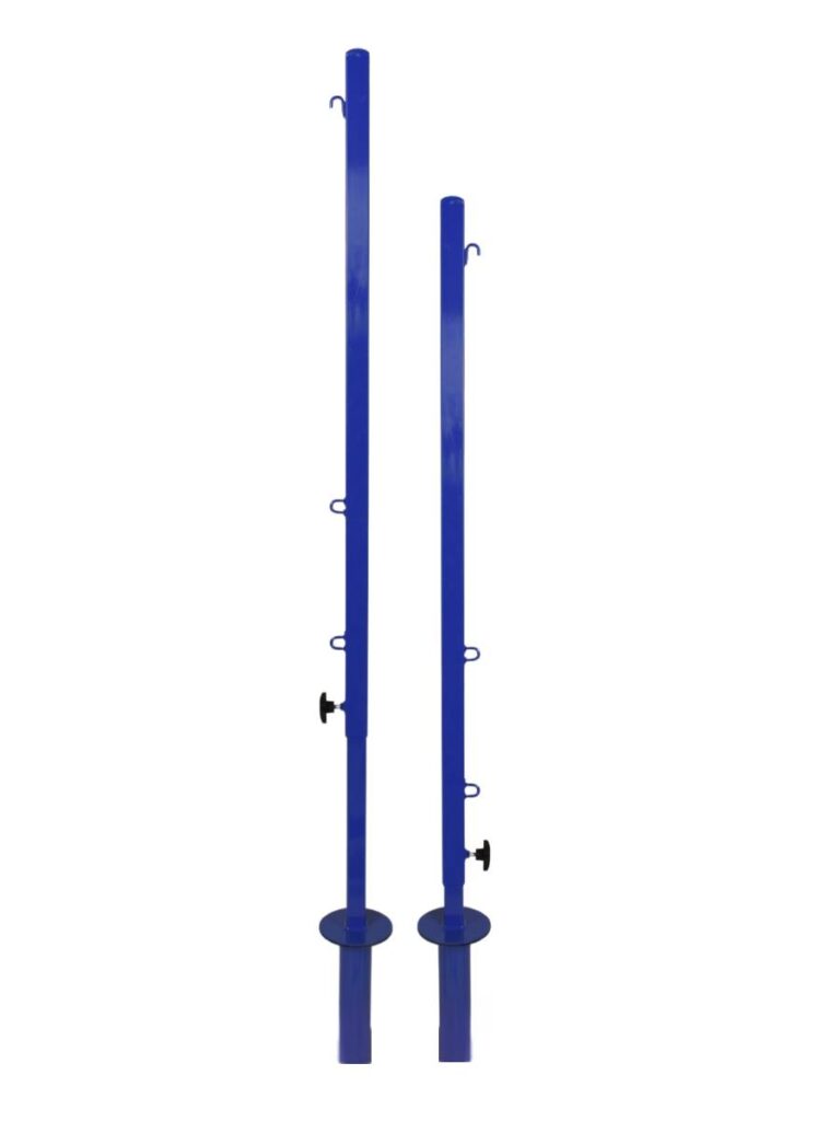 Height-adjustable Badminton & Volleyball Posts - Grand Slam Sports ...