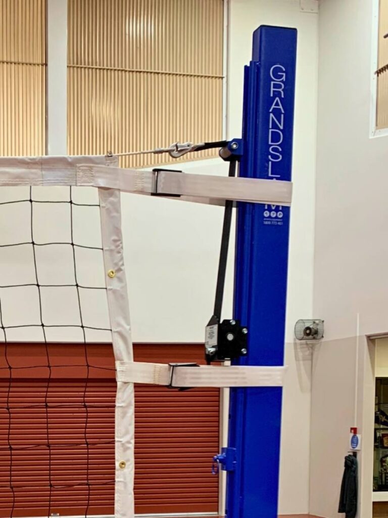 Height-adjustable volleyball post system - Grand Slam Sports Equipment