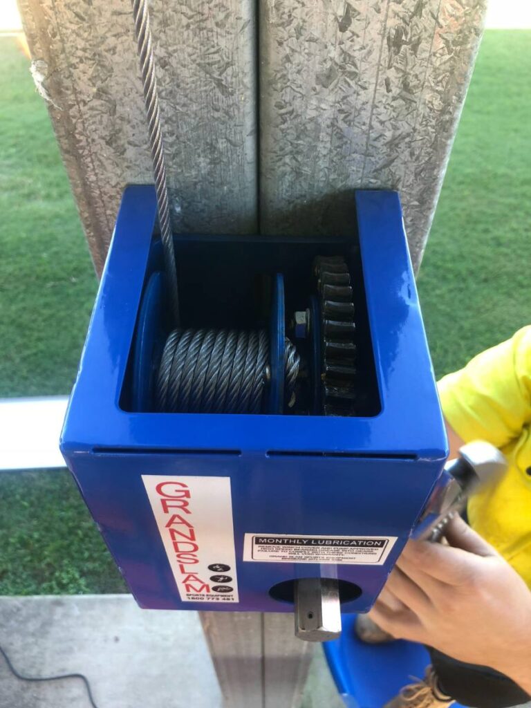 Backward-hinged Basketball System for