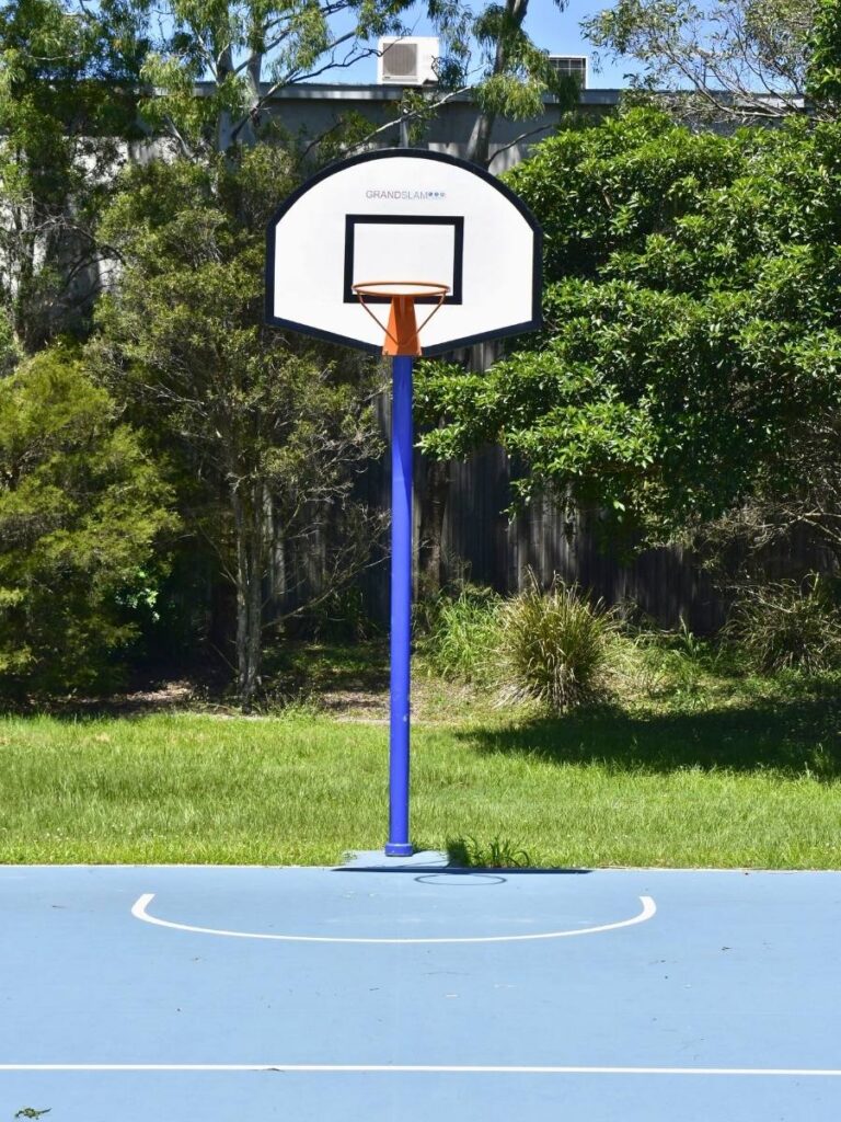 Arched Basketball Tower - Grand Slam Sports Equipment