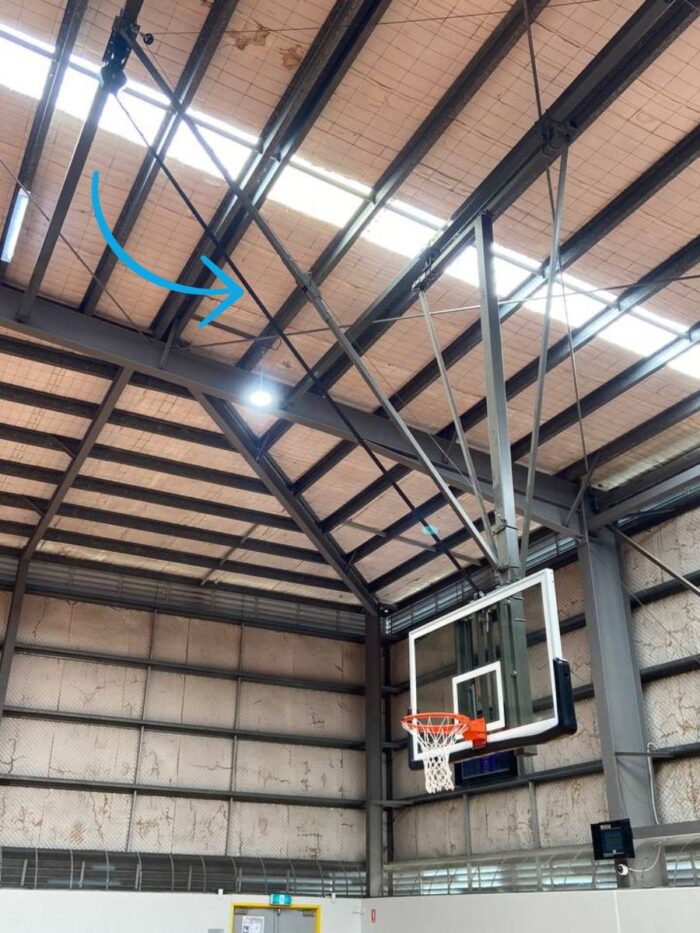 Universally Folding Basketball System for 6-9m high ceilings - Grand ...