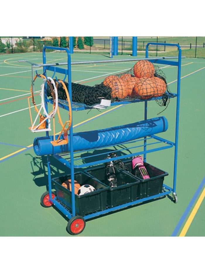 Games Post and Storage Trolley - Grand Slam Sports Equipment